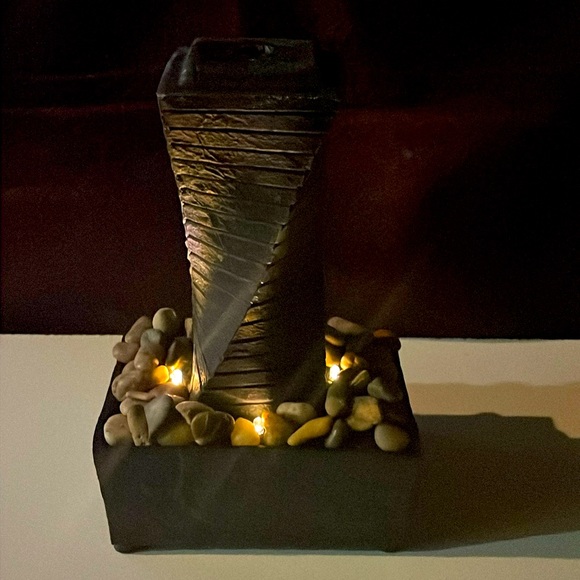 Accents | Waylandnibtranquility Tower Water Fountainuses 2aa Batteries ...